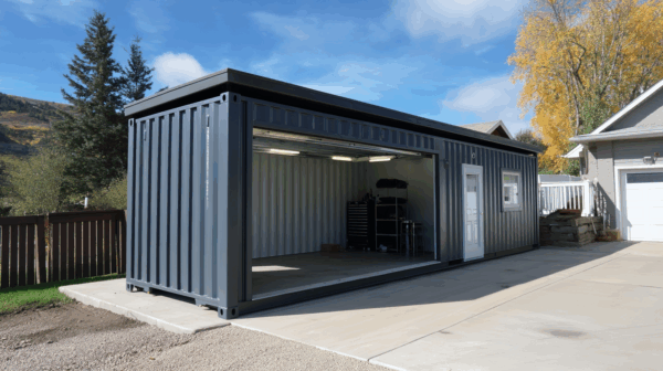 Why Your Shipping Container Garage Needs a Foundation (And Which Kind ...